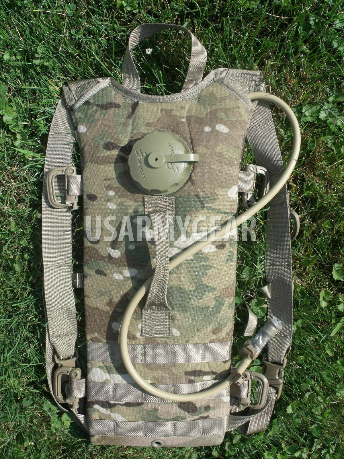 US MOLLE II Multicam Hydration System Carrier or 100 oz 3L Bladder Bag ...