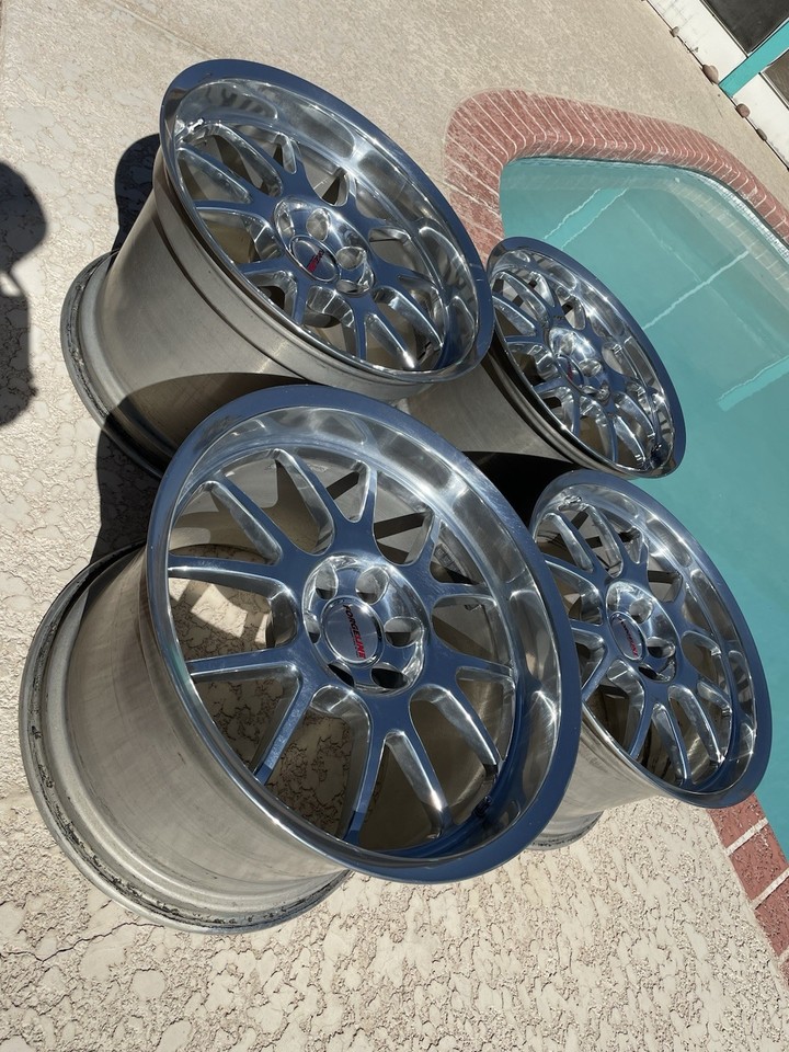 FORGELINE VR-1 VIPER Wheels Chrome One-Piece Forged Dodge Viper Gen 2 ...