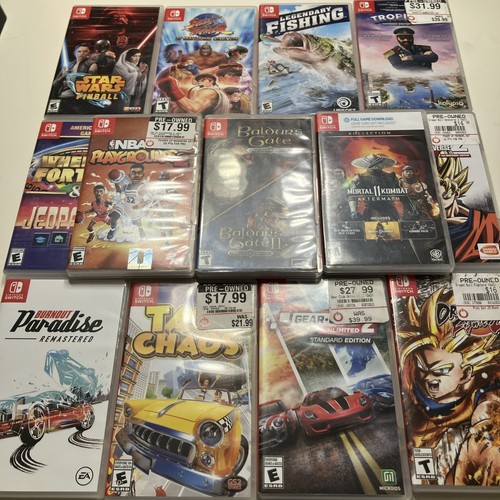 nintendo switch empty game case lot Boulders Gate Switch | eBay