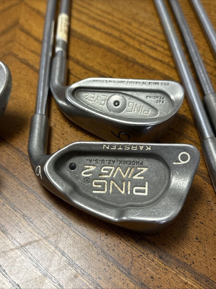 8 Misc Vintage Ping Irons - Ping Ping Eye2 Ping Zing 2 3 6 8 9 | eBay