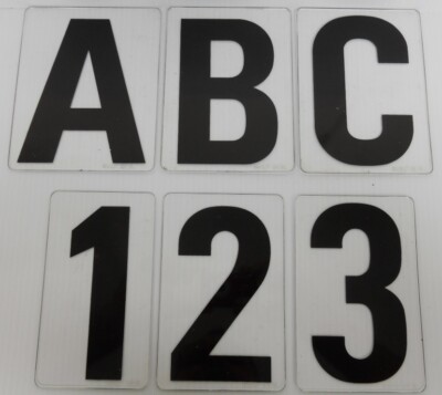 Rigid Acrylic Changeable Marquee Sign Letters Numbers Symbols 6.25 ...