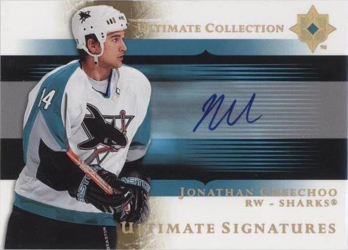 2005-06 Ultimate Collection - Ultimate Signatures Jonathan Cheechoo #US ...