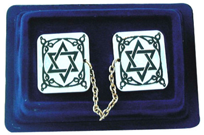 Nickel Plated Star Of Magen David Talit Tallis Tallit clips Clip | eBay