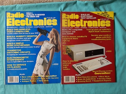 RADIO ELECTRONICS MAGAZINES. JULY 1985 & FEBRUARY 1986 | eBay
