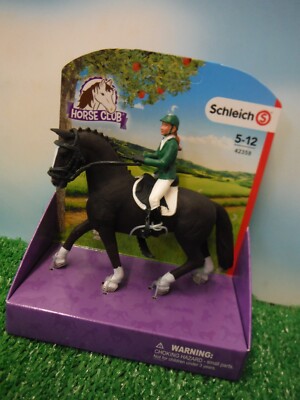 SCHLEICH ENGLISH EVENT RIDER ON A HANOVERIAN HORSE #42358 *NEW* ON BOX ...