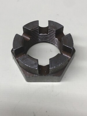 (1) 1 1/4"-12 Castle Slotted Nut Jam Thin Cotter Pin Locking 1.25-12 ...