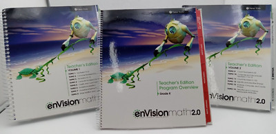 New York enVision Math Grade K 2.0 Teacher Edition Set Vol 1 & 2 ...