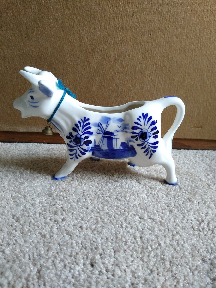 Cow Creamer Delft Windmill Bell