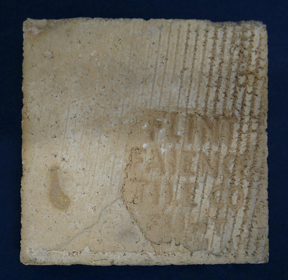 Flint Faience Field Tile Pale Mustard/Tan 4.25" | eBay