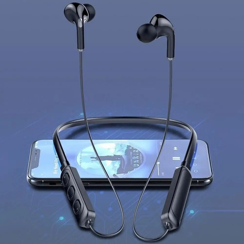 Sleek and Stylish Neckband Sports Earphones with Noise Canceling ...
