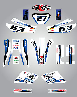 Yamaha TTR 250 - 2006 - 2009 Full custom sticker kit STORM style decals ...