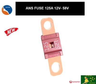 ANS FUSE 125AMP 12V-58V DC PEC SBFW-L2 M6 SERIES FUSE AUTOMOTIVE ...