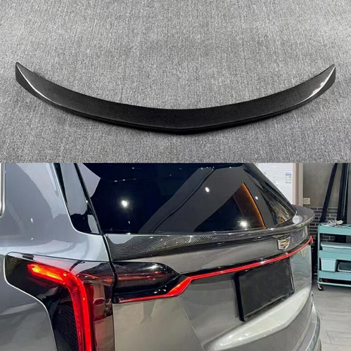 Carbon Fibre Rear Tail Wing Trunk Lip Spoiler Fits For Cadillac XT6 ...