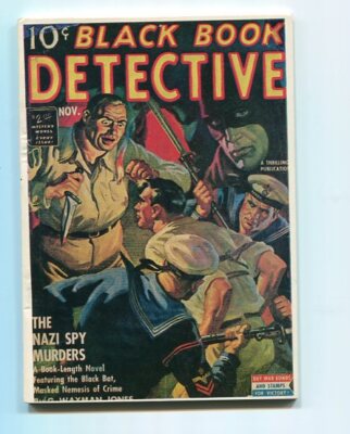 PULP: Black Book Detective Pulp Reprint November 1942 - NAZI SPY ...