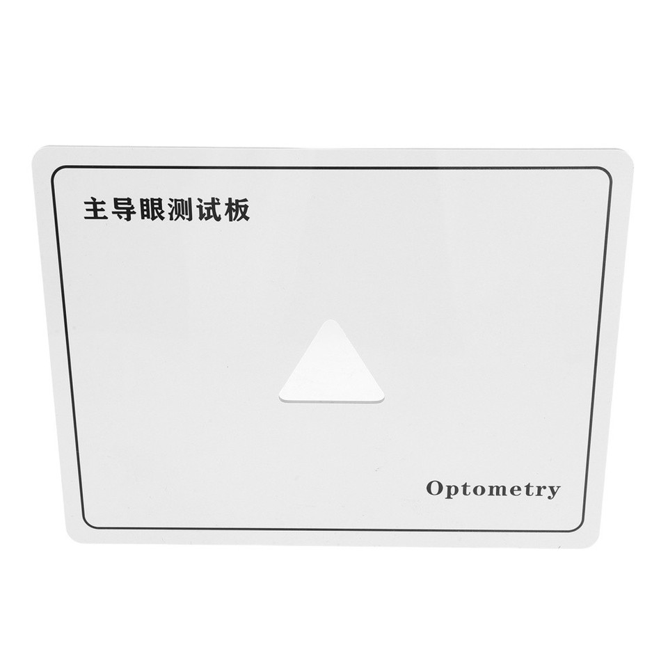 Dominant Eye Test Board - Eye Exam Card - Vision Testing Tool for ...