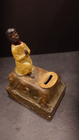 ANTIQUE WOOD "ALMS FOR THE POOR" MECHANICAL BANK - AMERICAN ca. 1920s ...