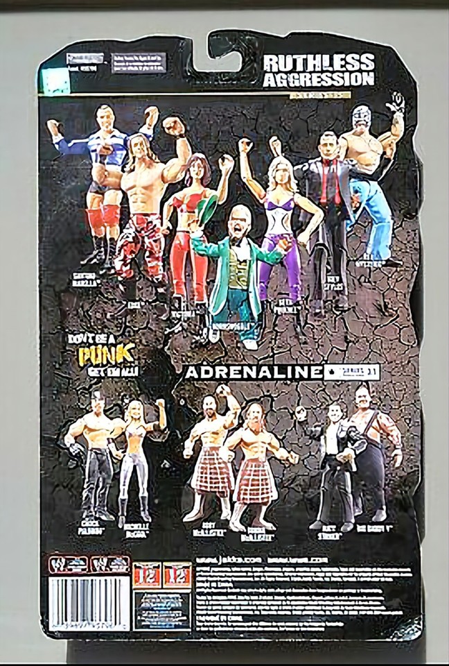 wwe wwf ljn ruthless aggression 35 classic superstars 1 of 500 joey ...