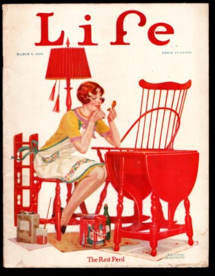 MAG: Life 3/8/1928-Edmund Davenport GGA cover-vintage-comic & cartoon ...