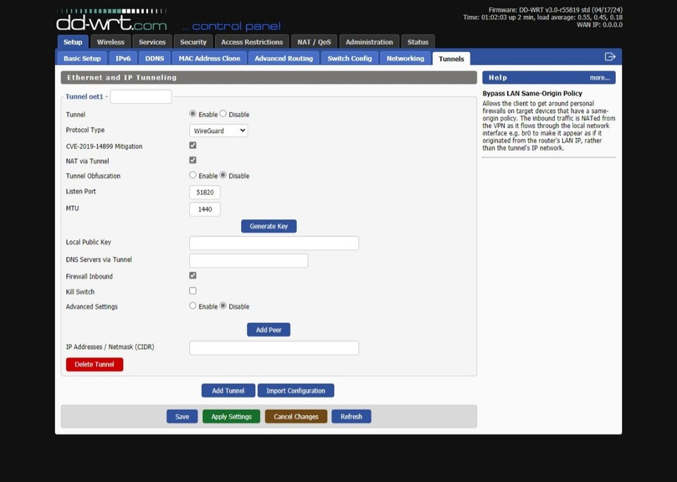 ASUS RT-AC3100 VPN DD-WRT WIREGUARD Access Point Wireless Gigabit ...