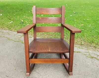 1900-1950 - Mission Oak Rocker - Vatican