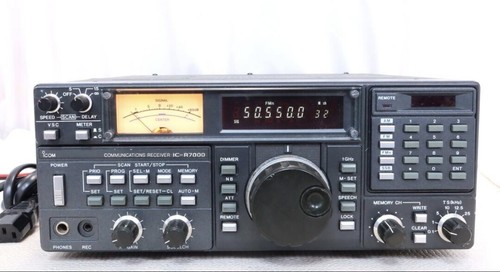 ICOM IC-R7000 HF, VHF, UHF wide band communication receiver Tested ...