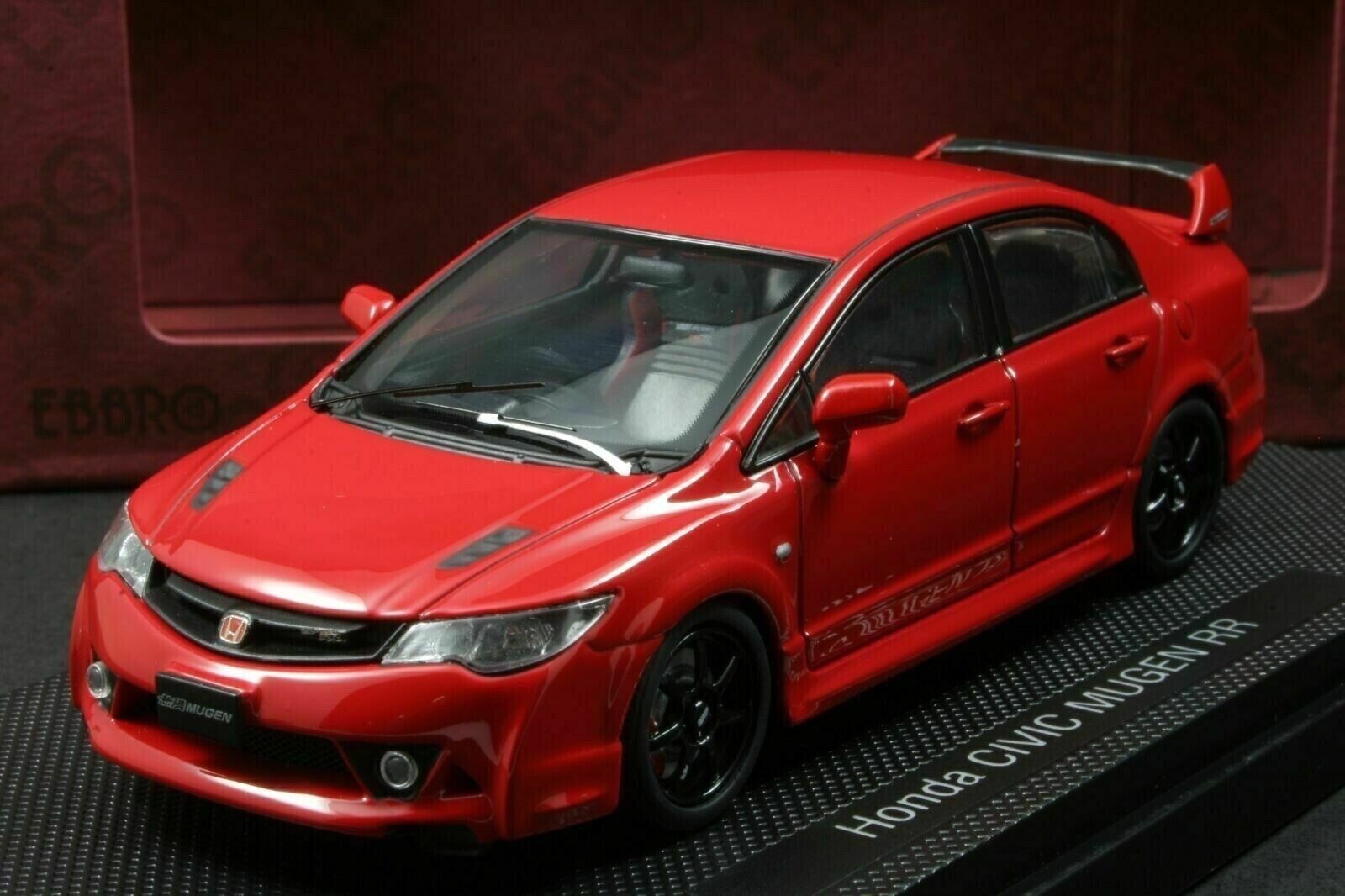 Ebbro 44296 1:43 Scale 無限 Mugen RR Honda Civic Type-R FD2 JDM '08 Die ...