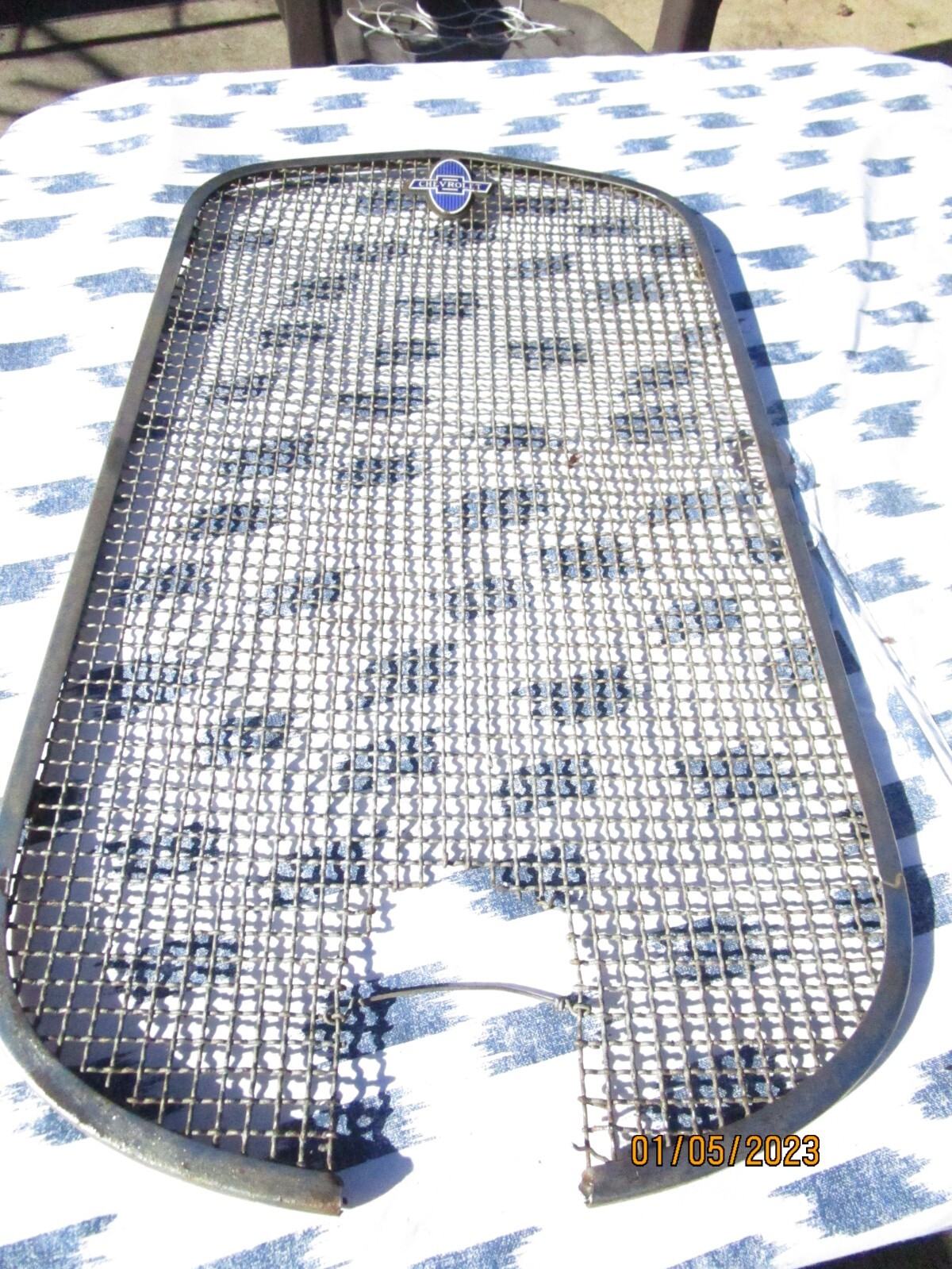 1929-1930-1931- CHEVROLET FRONT RADIATOR STONE GUARD ORIGINAL | eBay