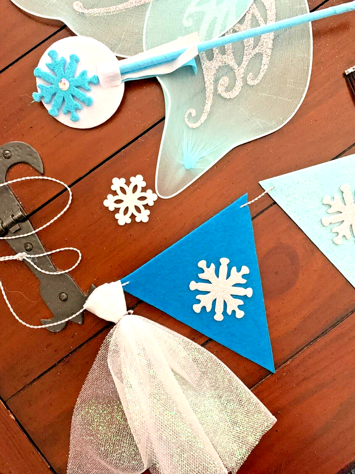 Snow Fairy Costume Set w/Wings, Wand, Tiara, Party Decor, Halloween | eBay