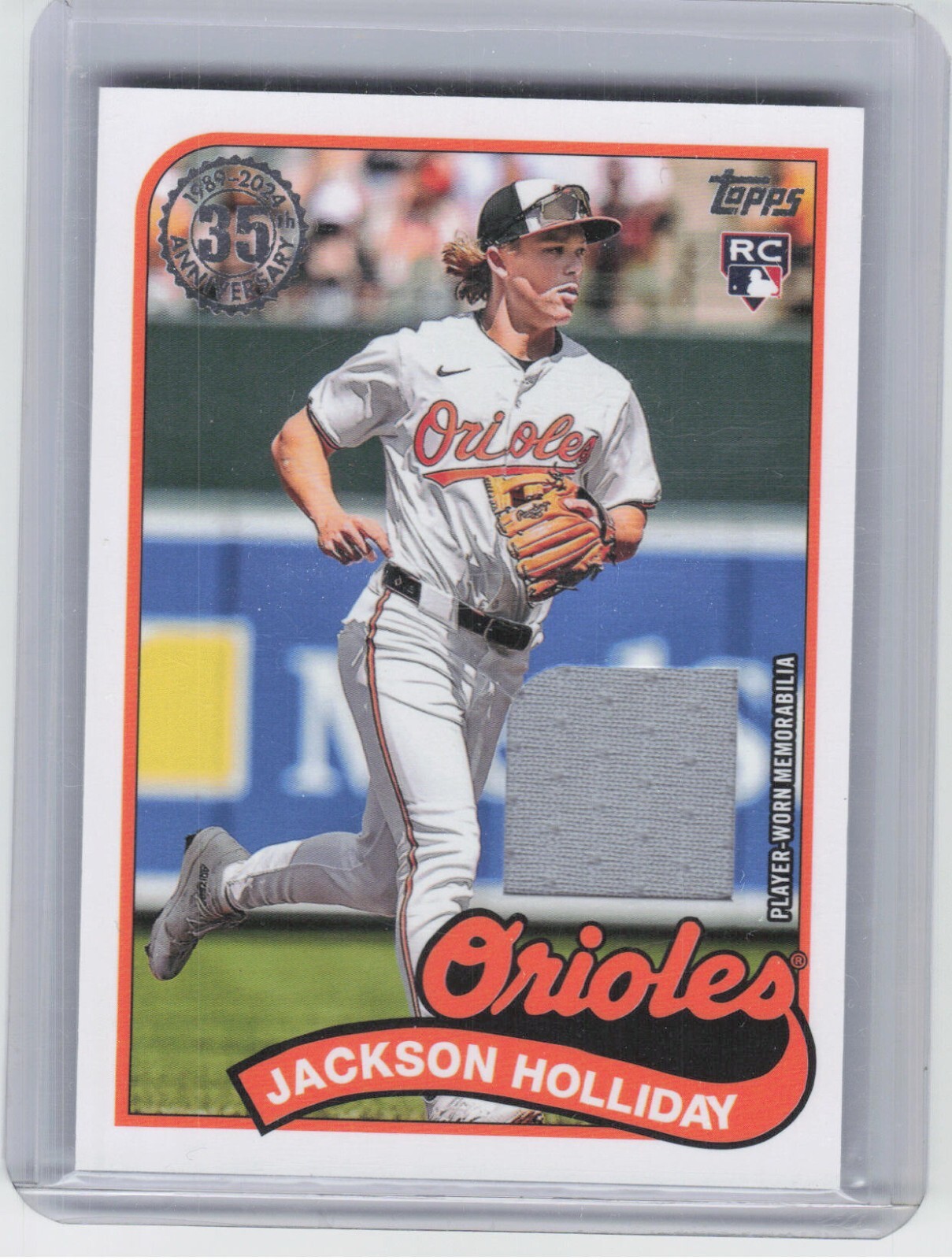 2024 Topps Update Jackson Holliday 1989 35th Anniversary Rookie Jersey ...