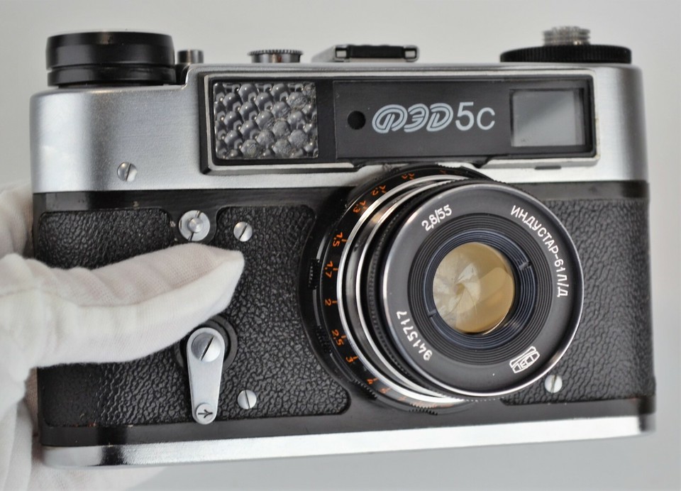 EXC! NEVER USED! 70-YEARS FED PLANT ANNIVERSARY USSR "FED-5C" camera ...