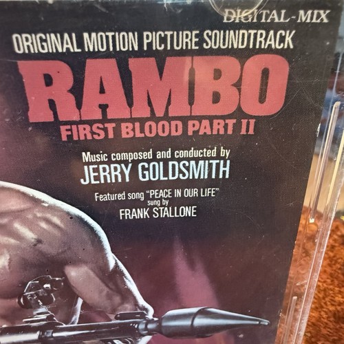 Rambo, First Blood Part II, Jerry Goldsmith, 1st Ed., Japan, CD, 1985 ...