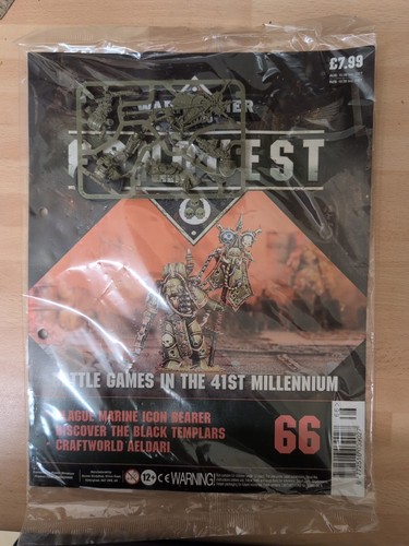 Warhammer 40k Conquest Magazine Issue 66 - Plague Marine Icon Bearer | eBay