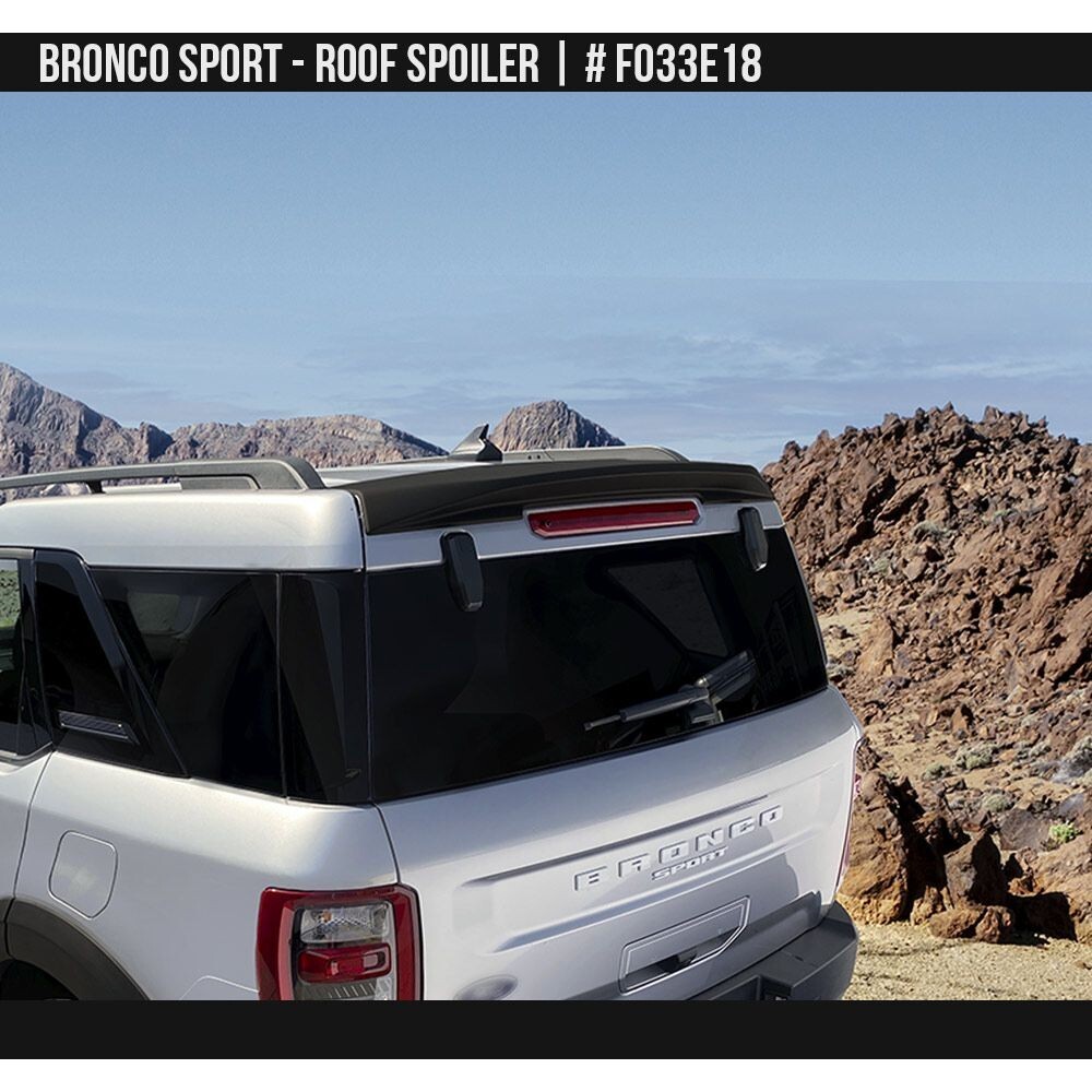 Bronco Sport 2021-2024 Satin Black Roof Spoiler, 53% OFF