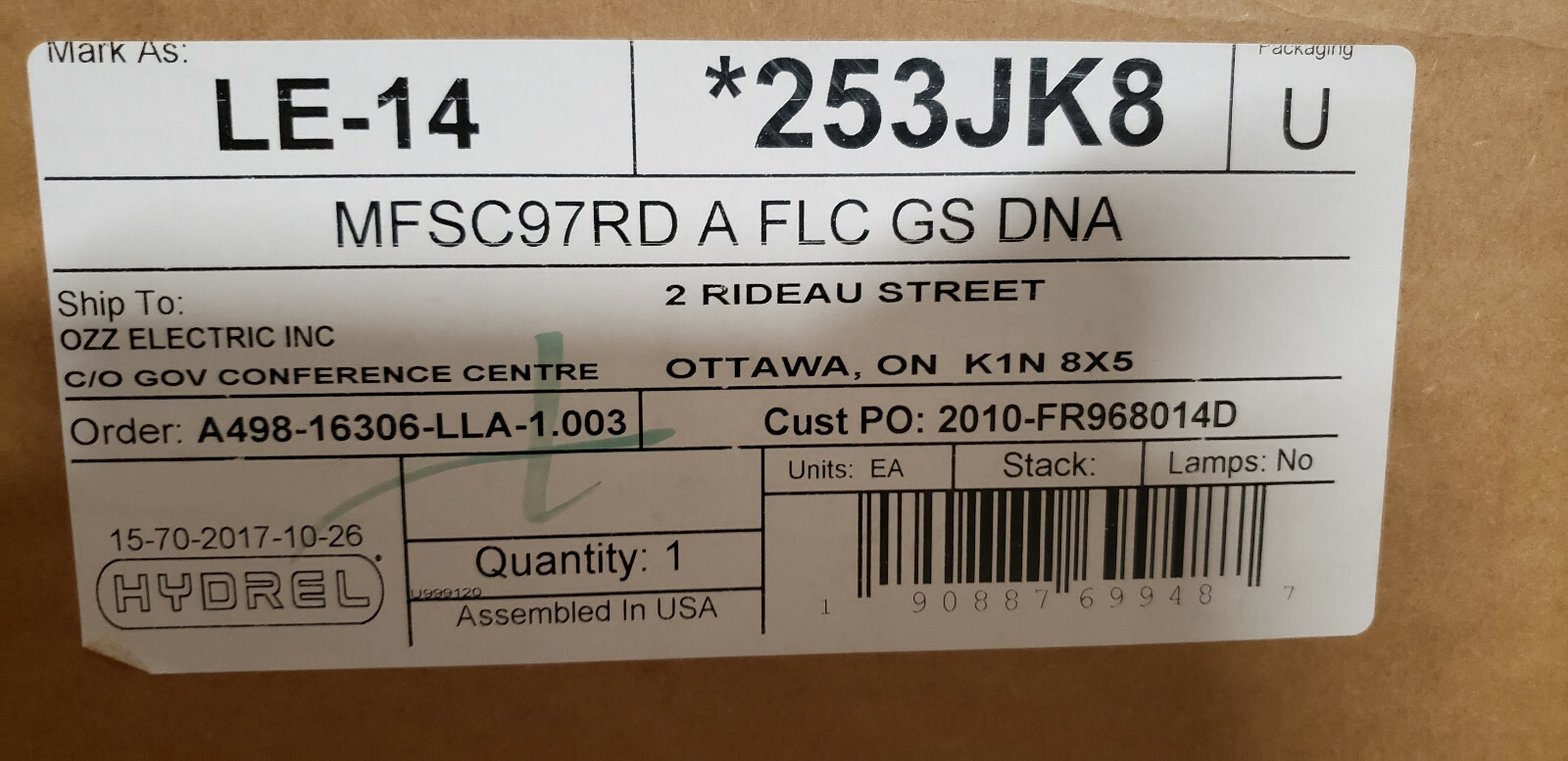Hydrel MFSC97RD-A-FLC HYDREL M9700C RETROFIT LENS | eBay