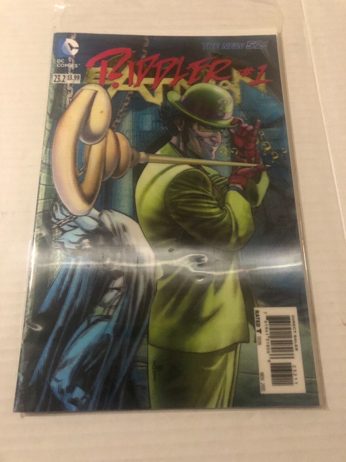 BATMAN #23.2 VILLIANS MONTH "RIDDLER 1" 3D LENTICULAR COVER DC COMICS ...