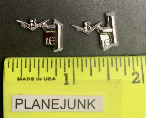 55 Ford Pickup V 8 EMBLEMS (2). 314 1644 Mono Model Car Parts COMBINE ...