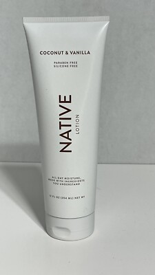 🔥Native Brand Lotion Coconut & Vanilla 12 fl oz Paraben Free Silicone ...