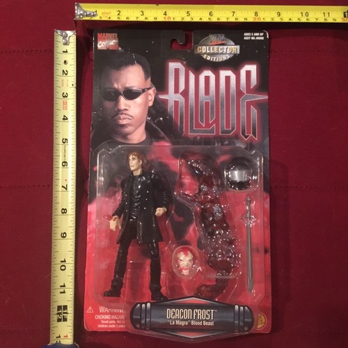 Marvel Comic Action Figure Collectors Edition Blade Deacon Frost “ La ...