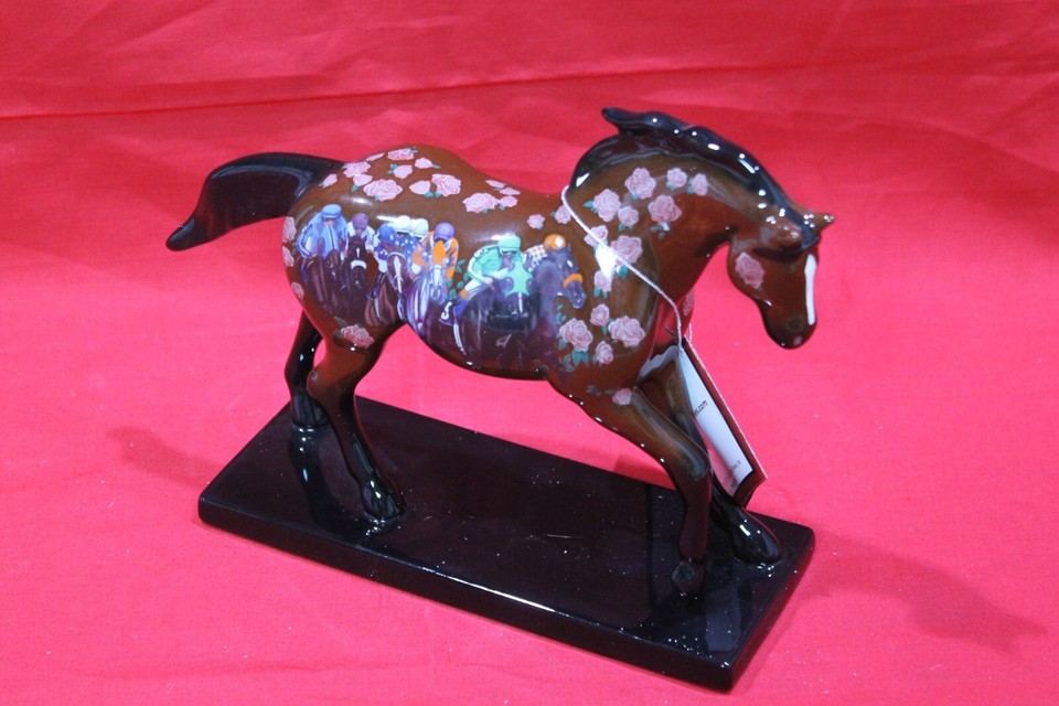 NEW RARE RETIRED TRAIL OF PAINTED PONIES RUN FOR THE ROSES LOW NUMBER ...