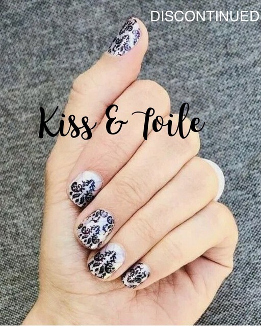Color Street Kiss & Toile 100 Nail Polish Strips 16 Floral OVERLAYS for ...