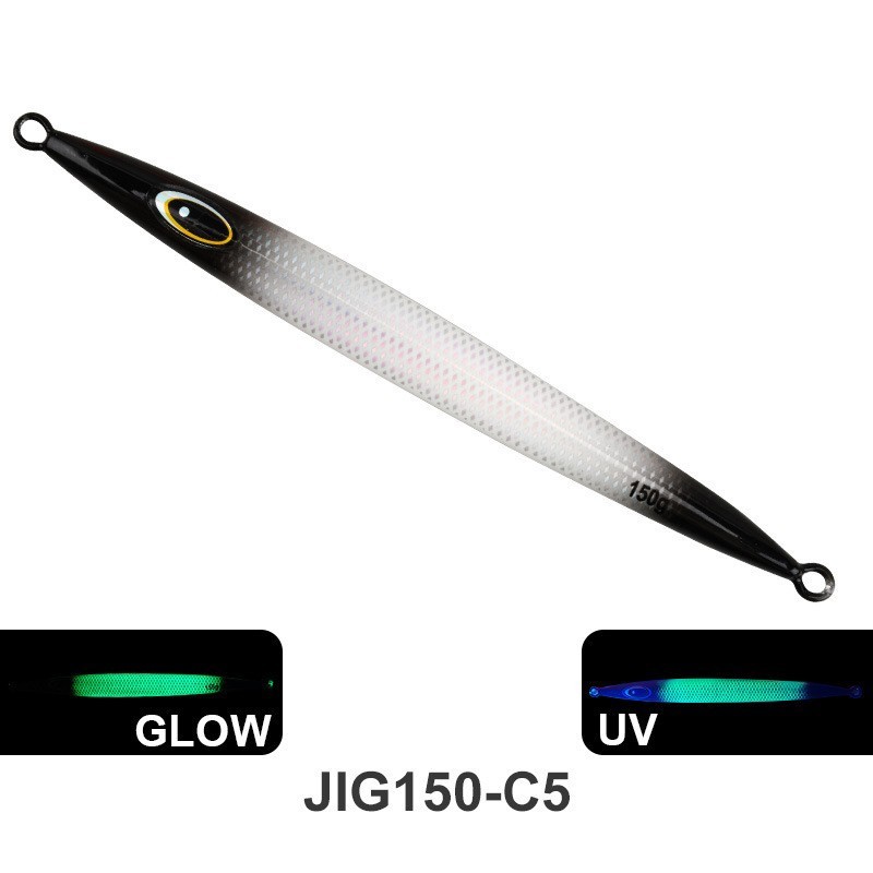 Saltwater Glow Slow Pitch Vertical Lead Metal Fishing Jig Lure Bait ...