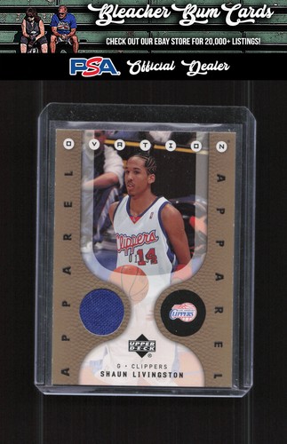 2006-07 Upper Deck Ovation OA-SL Shaun Livingston Apparel /50 | eBay