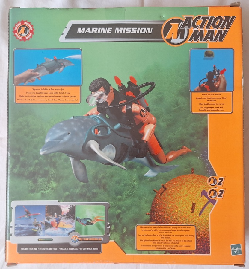 RARE - Action Man Marine Mission with figure - European Hasbro 2001 ...