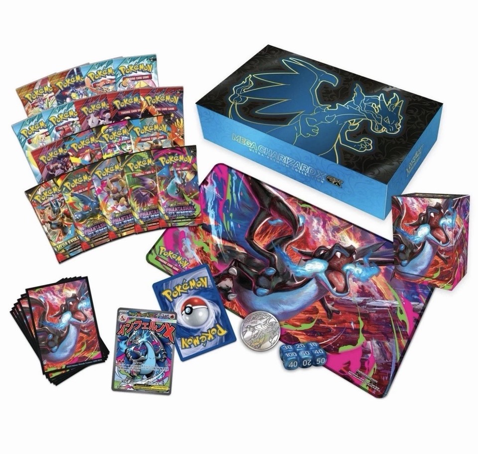 PRESALE Pokemon Phantasmal Flames Mega Charizard UPC Ultra Premium ...