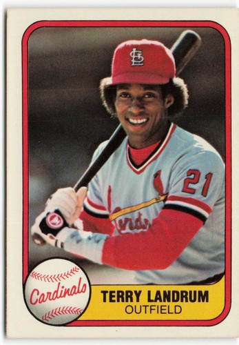 1981 Terry Landrum Fleer Rookie - St. Louis Cardinals | eBay