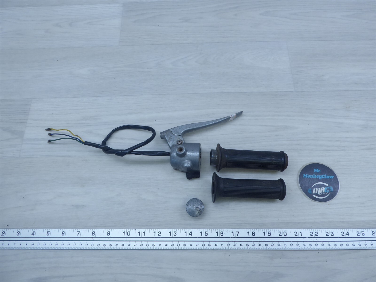 1967 Yamaha YL2 Trail Y204) right hand control switch lever twist ...