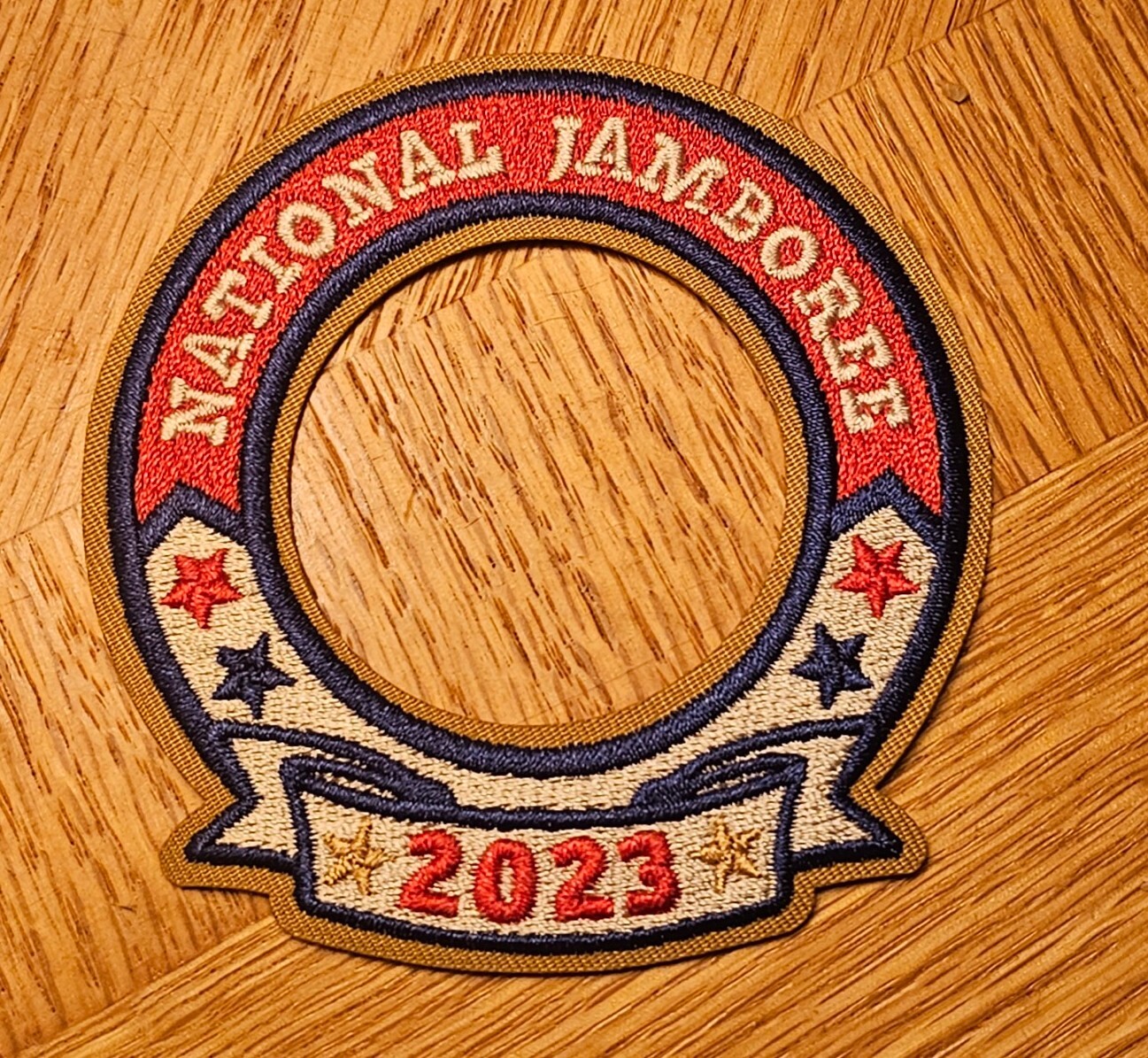 2023 NATIONAL JAMBOREE WORLD CREST RING PATCH JSP BSA Boy Scout Uniform ...