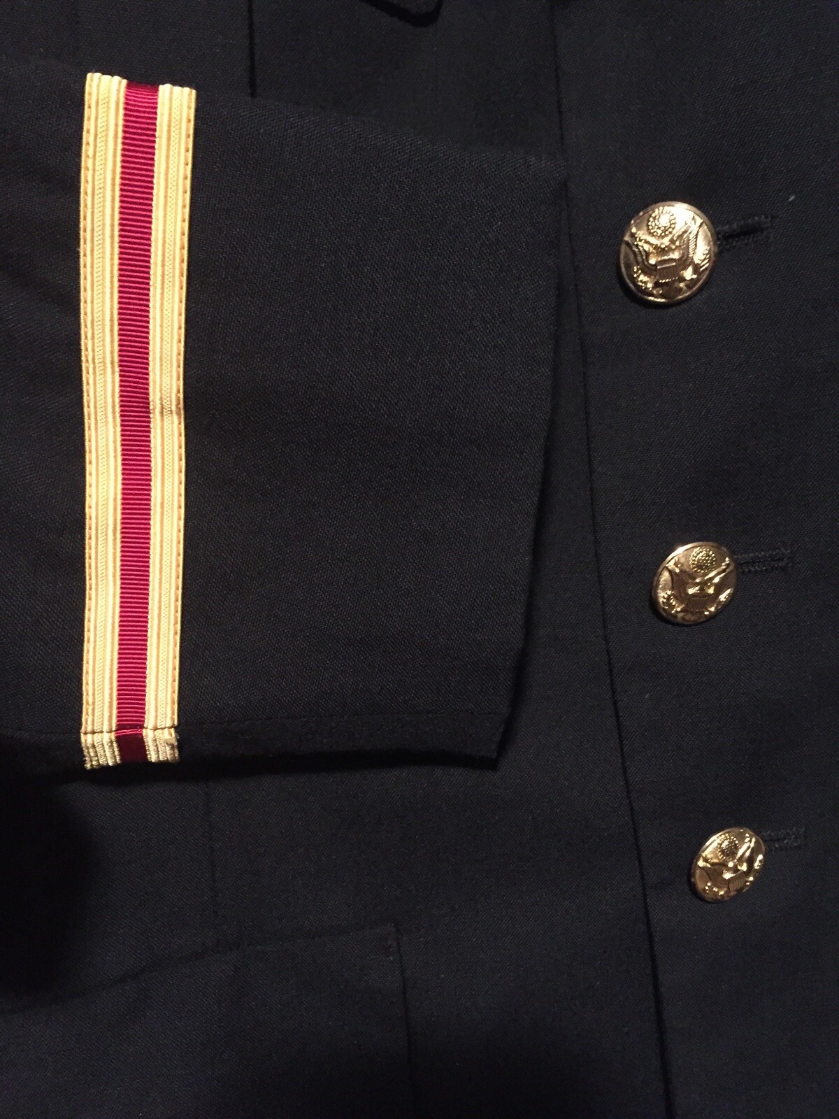US Army 41 X-Long Ordnance Officer Service ASU Dress Blue Jacket Coat ...