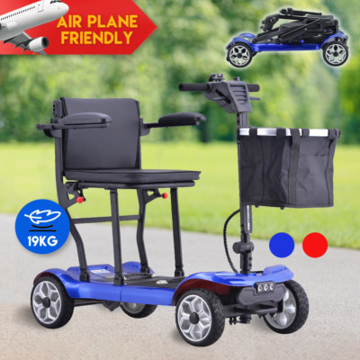 Foldable Electric Mobility Scooter 19KG Airplane OK Lithium Motorised ...