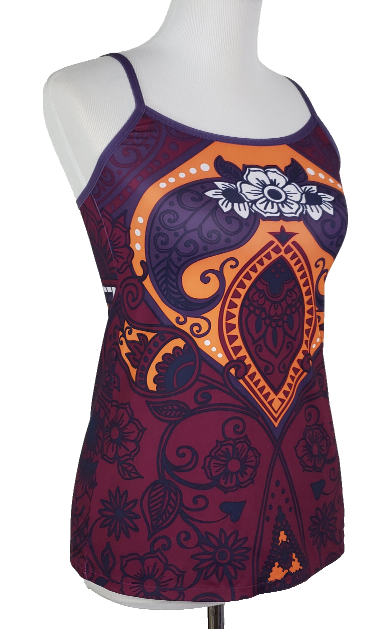 YMX Yellowman ~Women XS~UNIQUE Cycling Fitness Workout Tank Top~EUC | eBay